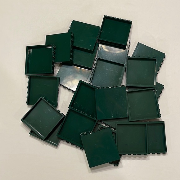Lego | Toys | Lego Blocks 25 Pieces Dark Green | Poshmark